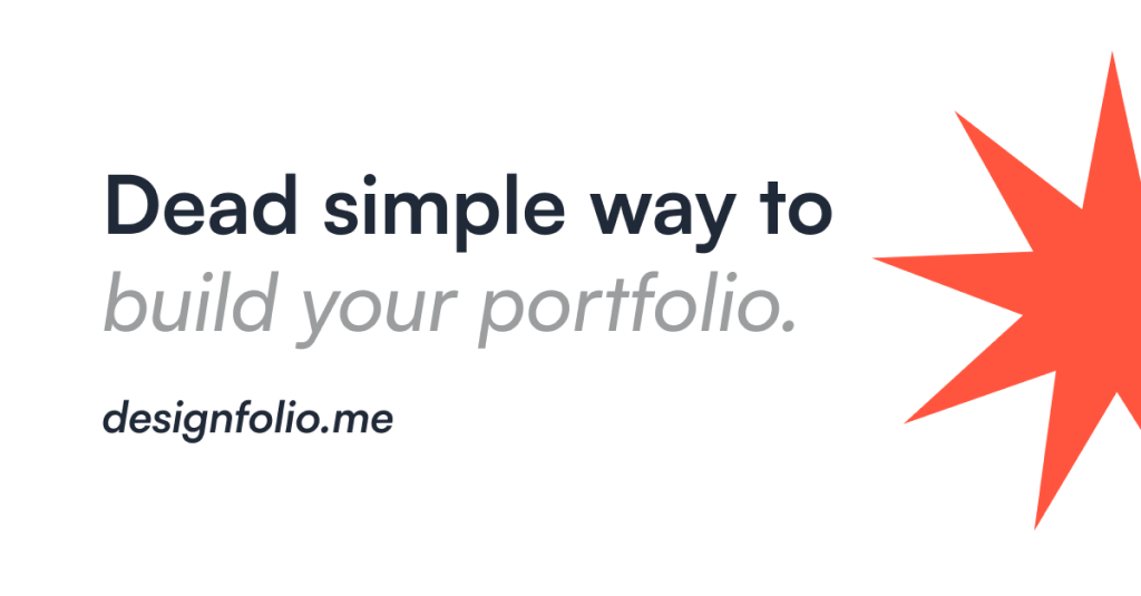 Designfolio - Build your Design Portfolio Website super Fast